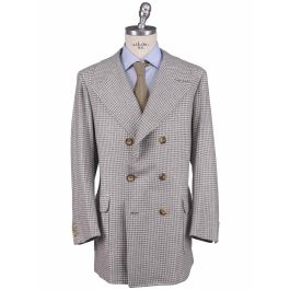 Kiton Gray White Cashmere Overcoat | IsuiT