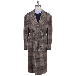 Kiton Multicolor Virgin Wool Cashmere Silk Overcoat | IsuiT