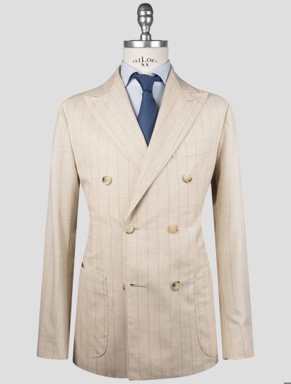 Luigi Borrelli Beige Virgin Wool Silk Suit | IsuiT