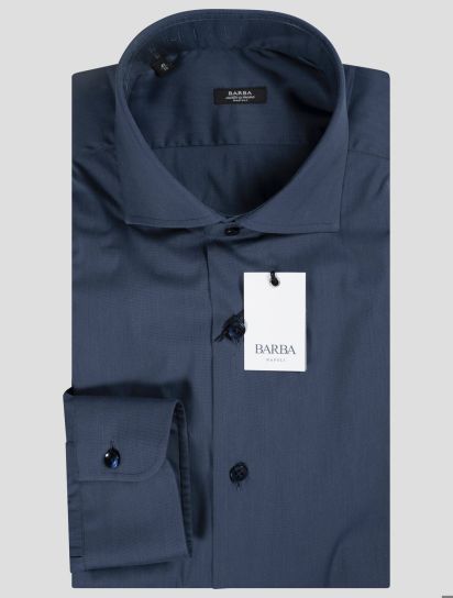 Barba Napoli Blue Cotton Pa Ea Shirt | IsuiT