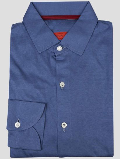Isaia Light Blue Silk shirt | IsuiT