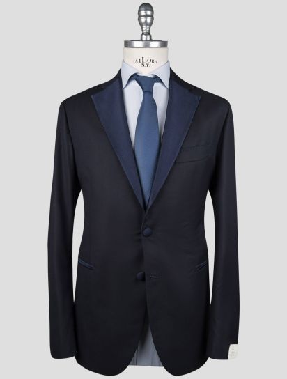 Luigi Borrelli Blue Virgin Wool Smoking Suit | IsuiT