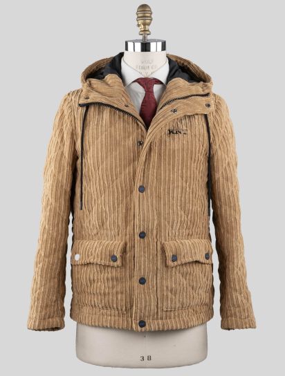 KNT Kiton Beige Pl Pa Coat Velvet | IsuiT