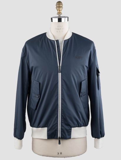 KNT Kiton Blue Cotton Coat | IsuiT