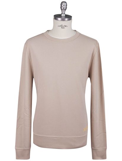 Kiton Knt Beige Cotton Sweater Crewneck | IsuiT