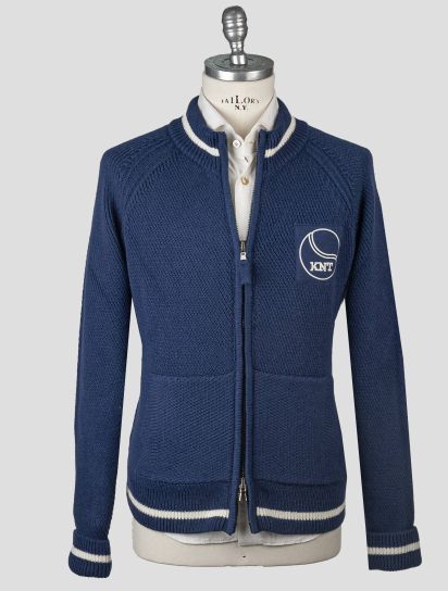 KNT Kiton Blue Wool Coat | IsuiT