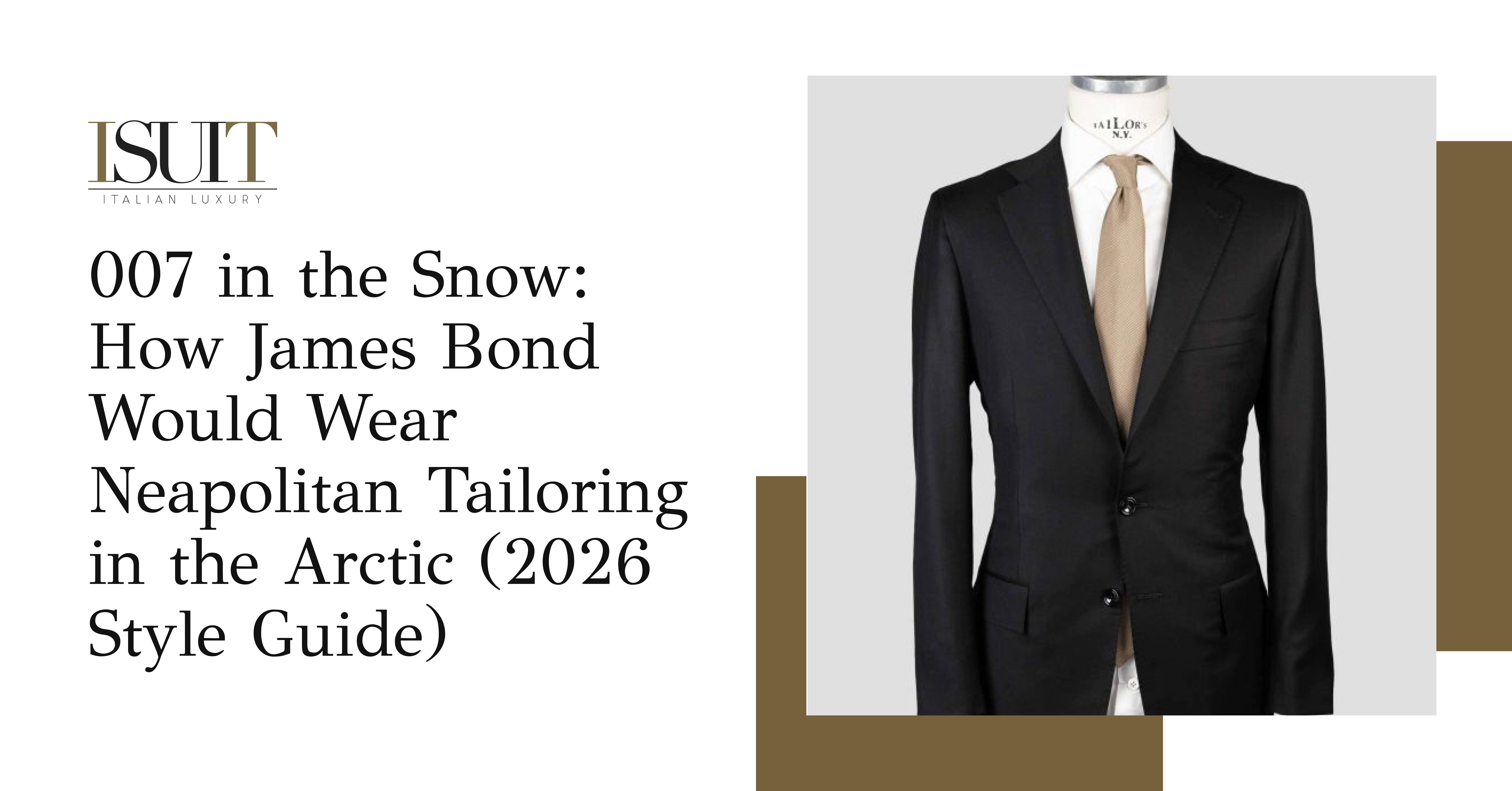 007 in the Snow: How James Bond Would Wear Neapolitan Tailoring in the ...