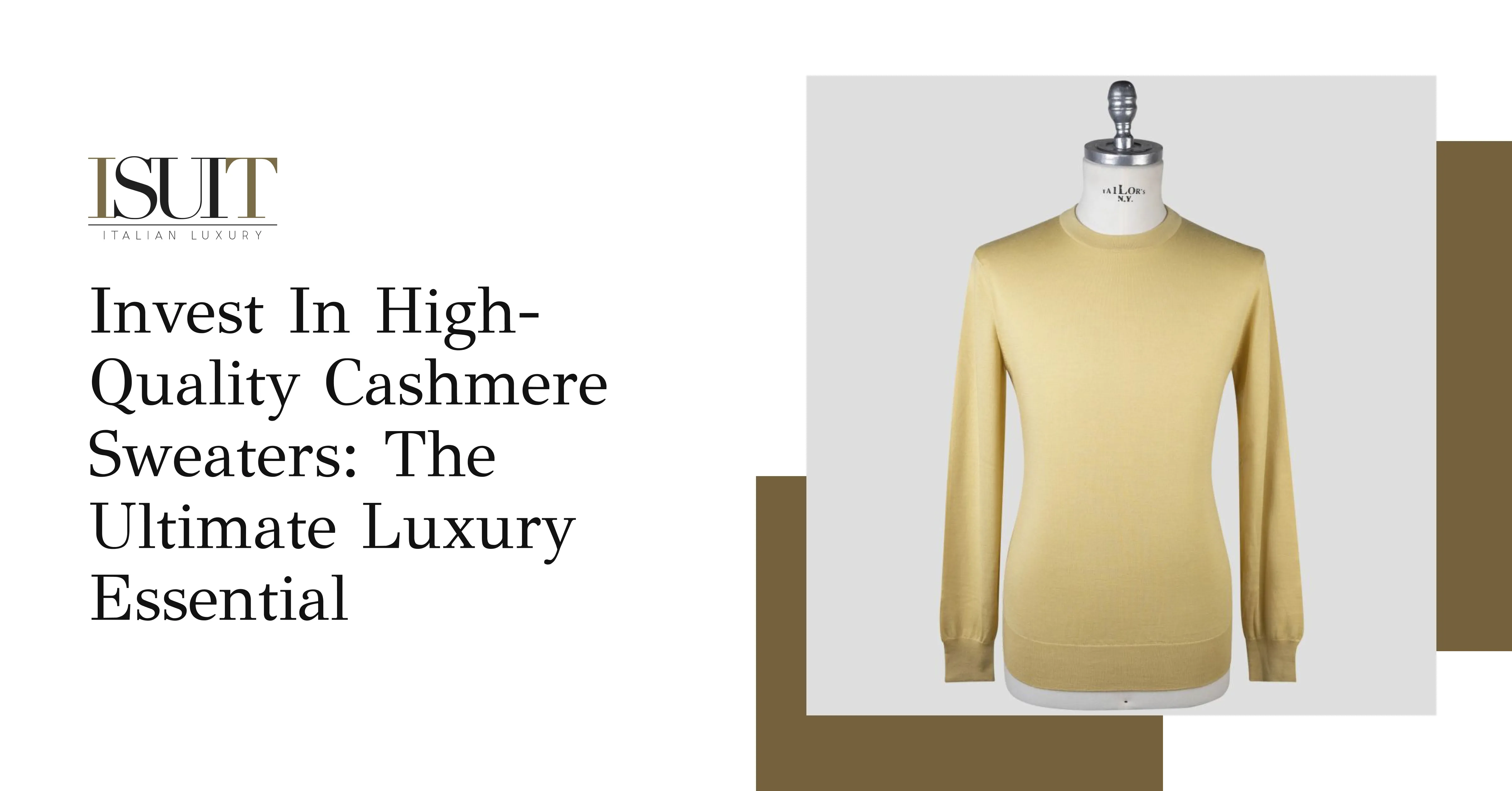 Invest In High-Quality Cashmere Sweaters: The Ultimate Luxury Essential ...